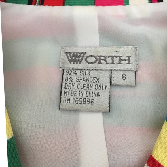Worth | Tops | Worth Sleeveless Striped Colorful Cutaway Top | Poshmark
